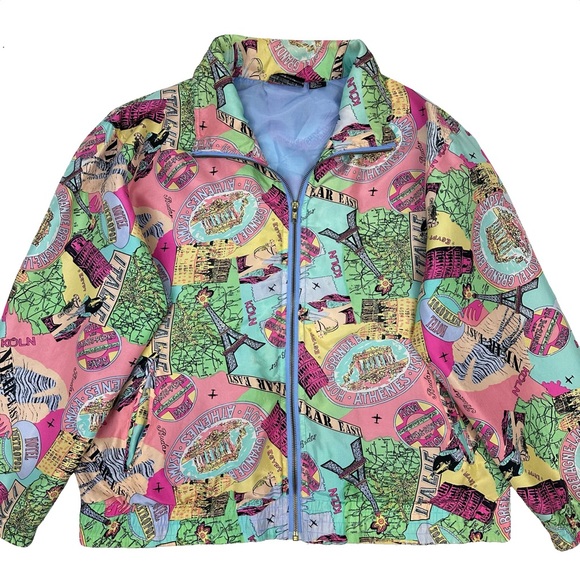 Mureli | Jackets & Coats | Vintage Mureli Silk Pastel Bonber Jacket ...